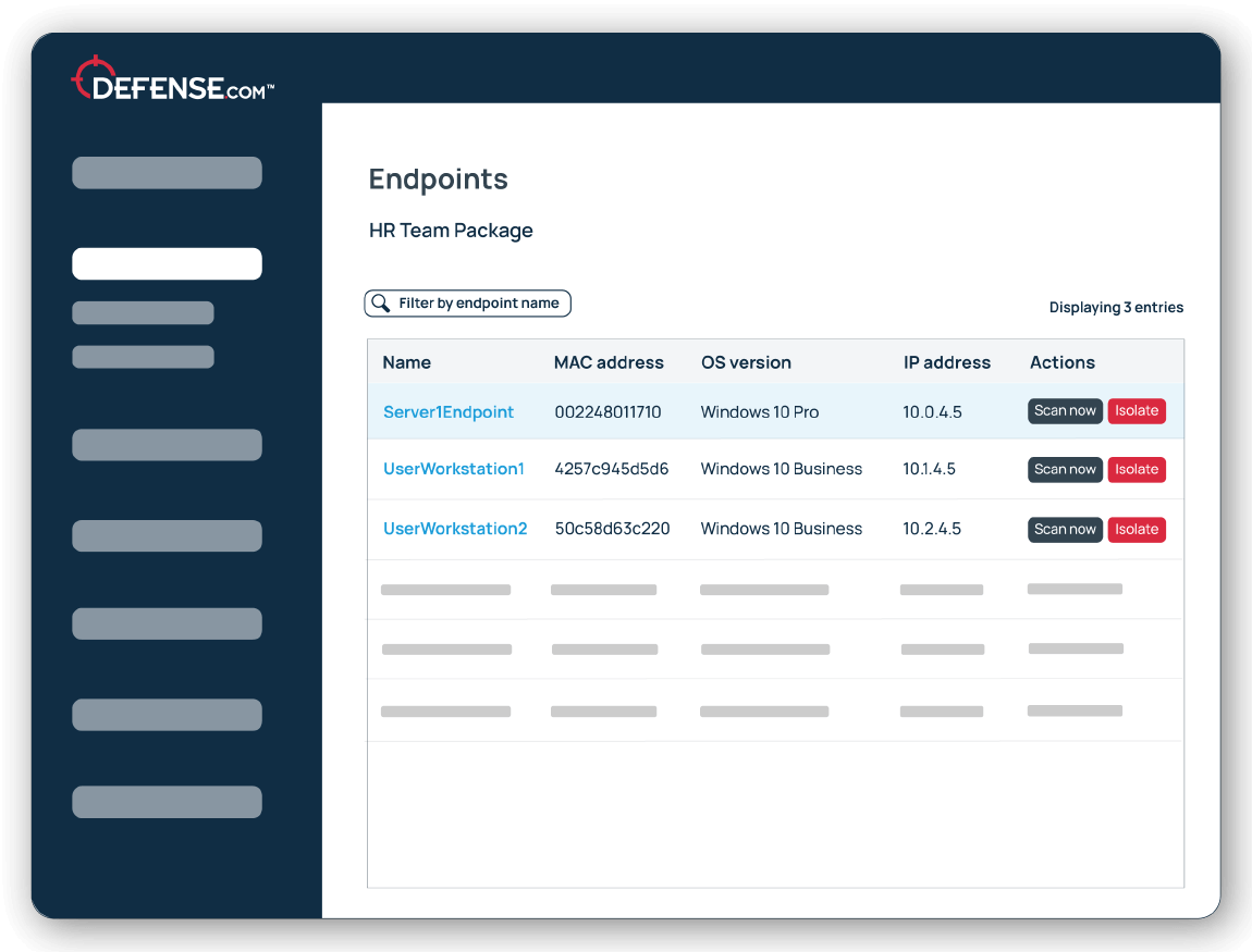 Endpoint Detection & Response – Defense.com™